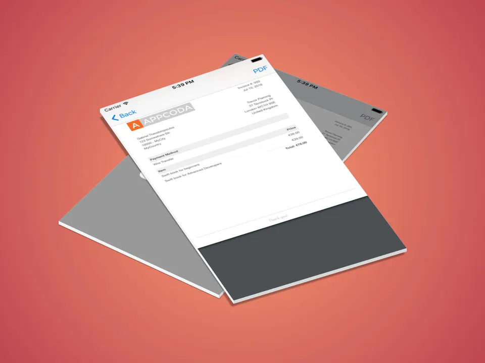 How to Generate PDF using HTML Templates and UIPrintPageRenderer in iOS