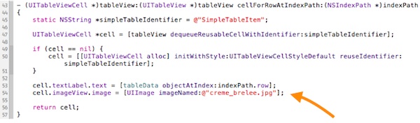 Customize Table View Cells for UITableView