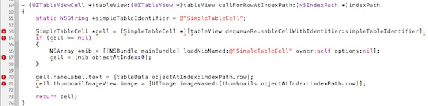 Customize Table View Cells for UITableView