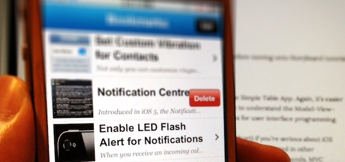 Delete a Row from UITableView and Model-View-Controller