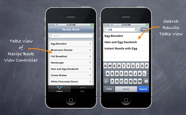 How To Add Search Bar in Table View
