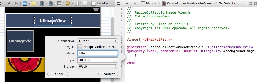 How to Add Header and Footer View in UICollectionView