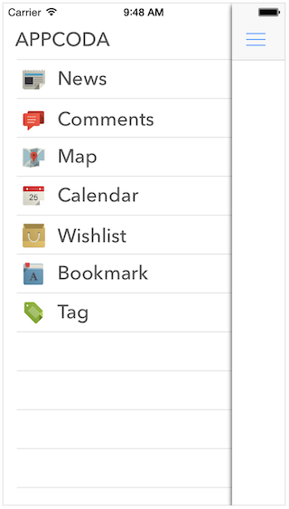 How To Add a Slide-out Sidebar Menu in Your Apps