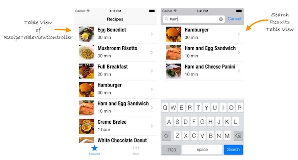 How To Implement Search Bar in iOS 7 Using Storyboard