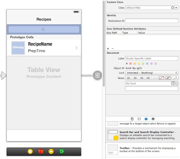 How To Implement Search Bar in iOS 7 Using Storyboard