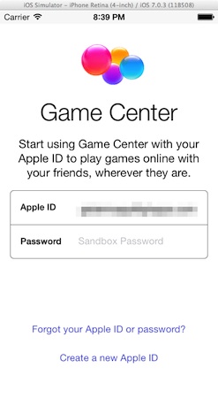 Working with Game Center and Game Kit Framework