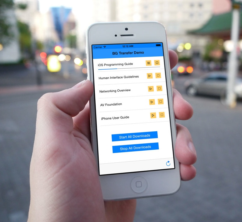 Background Transfer Service in iOS 7 SDK: How To Download File in ...