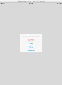 Introduction to UIActionSheet and UIPopoverController
