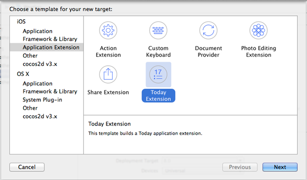 Introduction to iOS App Extension: Creating a Today Widget