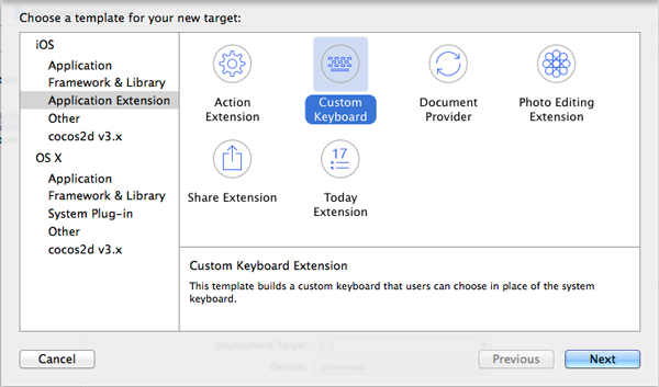 Creating a Custom Keyboard Using iOS App Extension