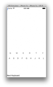 Creating a Custom Keyboard Using iOS App Extension