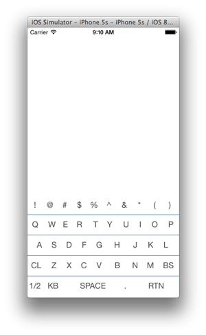 Creating a Custom Keyboard Using iOS App Extension