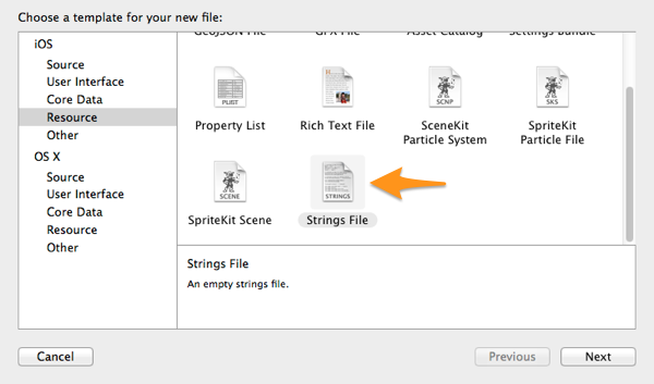 Working with Localization in iOS and Xcode