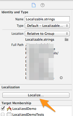 Working with Localization in iOS and Xcode
