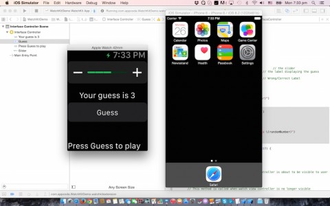 WatchKit Introduction: Building a Simple Guess Game