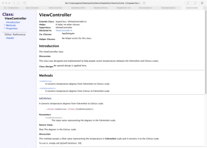 Documenting Your Objective-C and Swift Code in Xcode with HeaderDoc and Doxygen