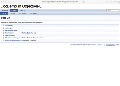 Documenting Your Objective-C and Swift Code in Xcode with HeaderDoc and Doxygen