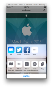 Building Action Extensions in iOS