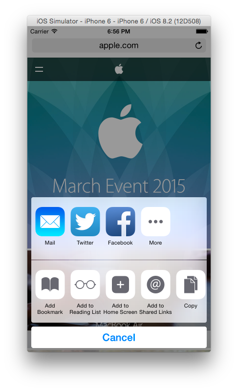 Building Action Extensions in iOS