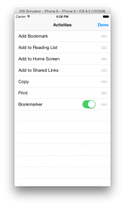 Building Action Extensions in iOS