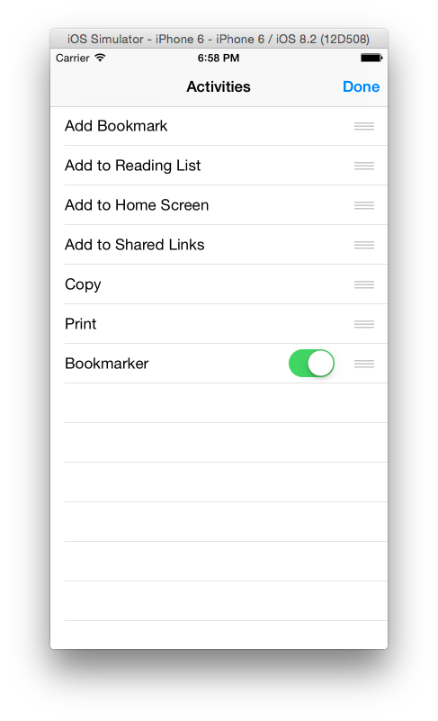 Building Action Extensions in iOS