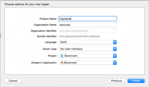 Building Action Extensions in iOS