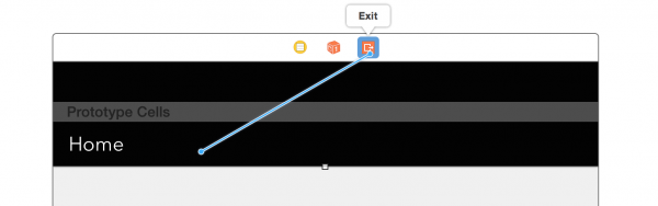 Creating a Slide Down Menu Using View Controller Transition