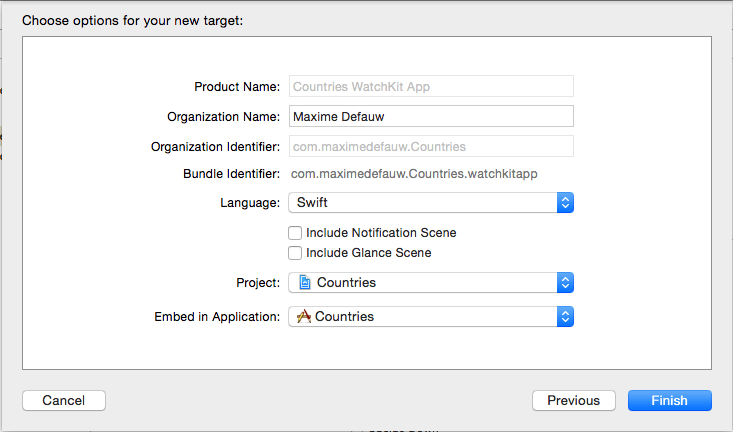 Creating a Selectable Table App Using WatchKit