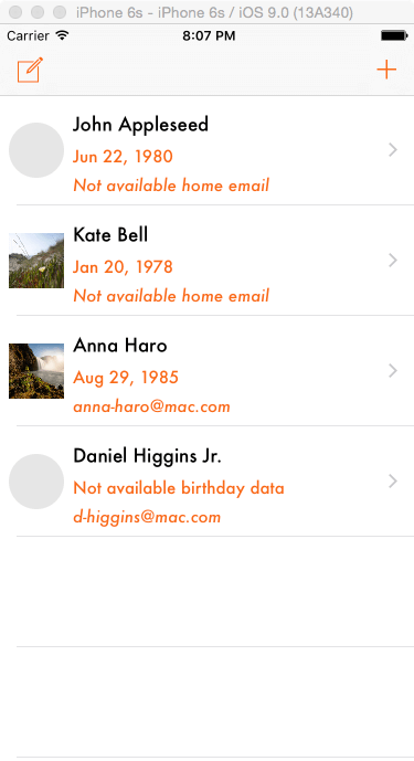 A First Look at Contacts Framework in iOS
