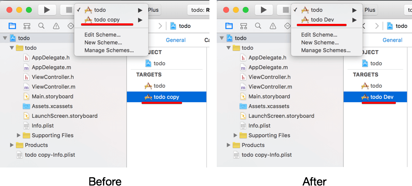 How to Use Xcode Targets to Manage Development and Production Builds