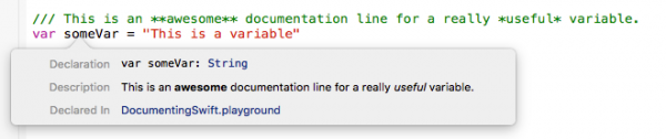 Documenting Your Swift Code in Xcode Using Markdown