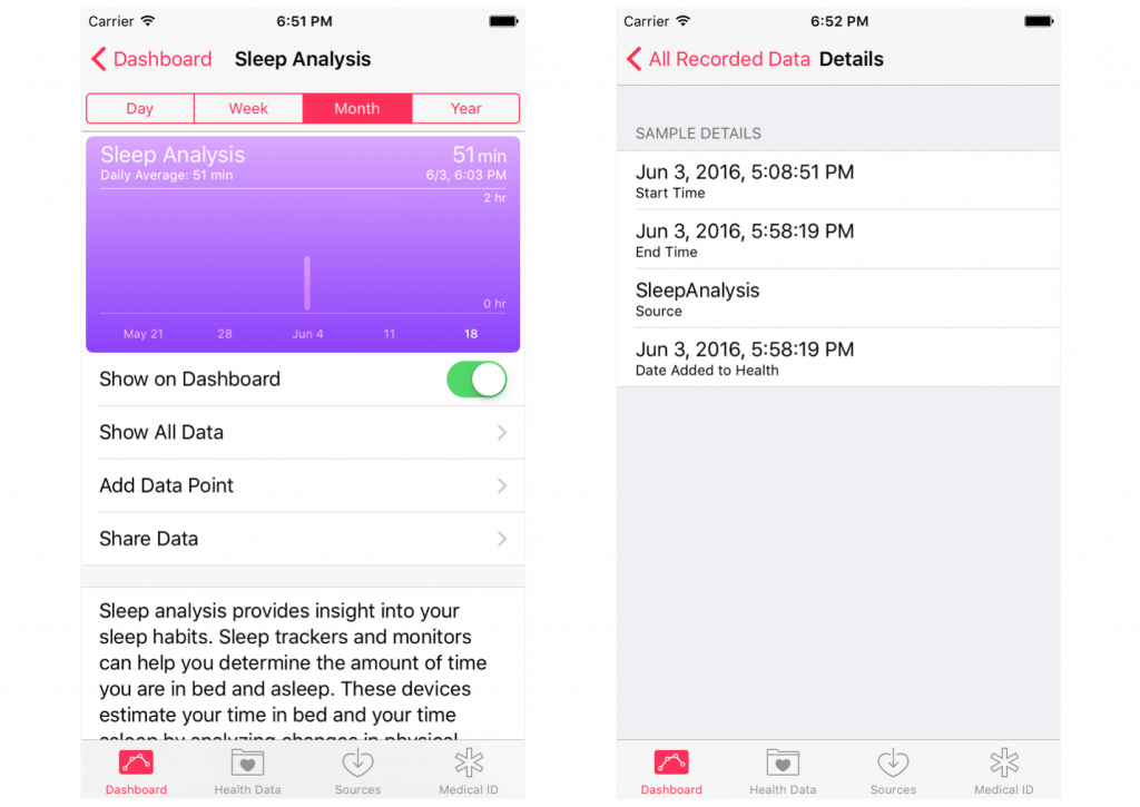 Using Sleep Analysis in HealthKit with Swift