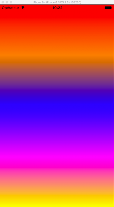 Creating Gradient Colors Using CAGradientLayer