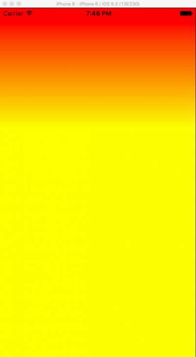 Creating Gradient Colors Using CAGradientLayer