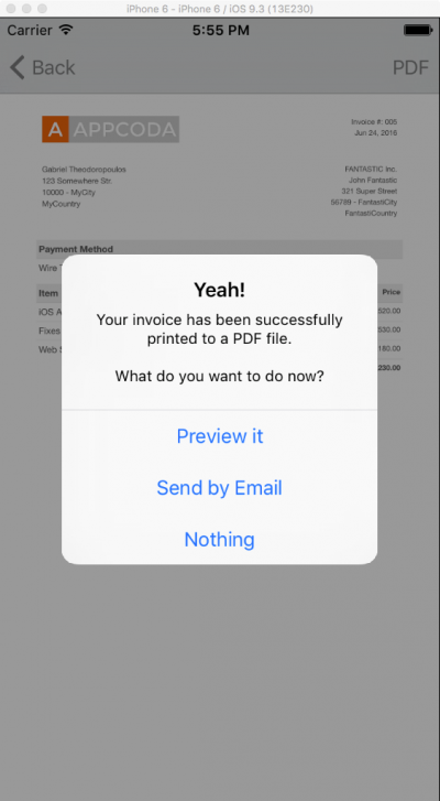 How to Generate PDF using HTML Templates and UIPrintPageRenderer in iOS