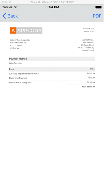 How to Generate PDF using HTML Templates and UIPrintPageRenderer in iOS