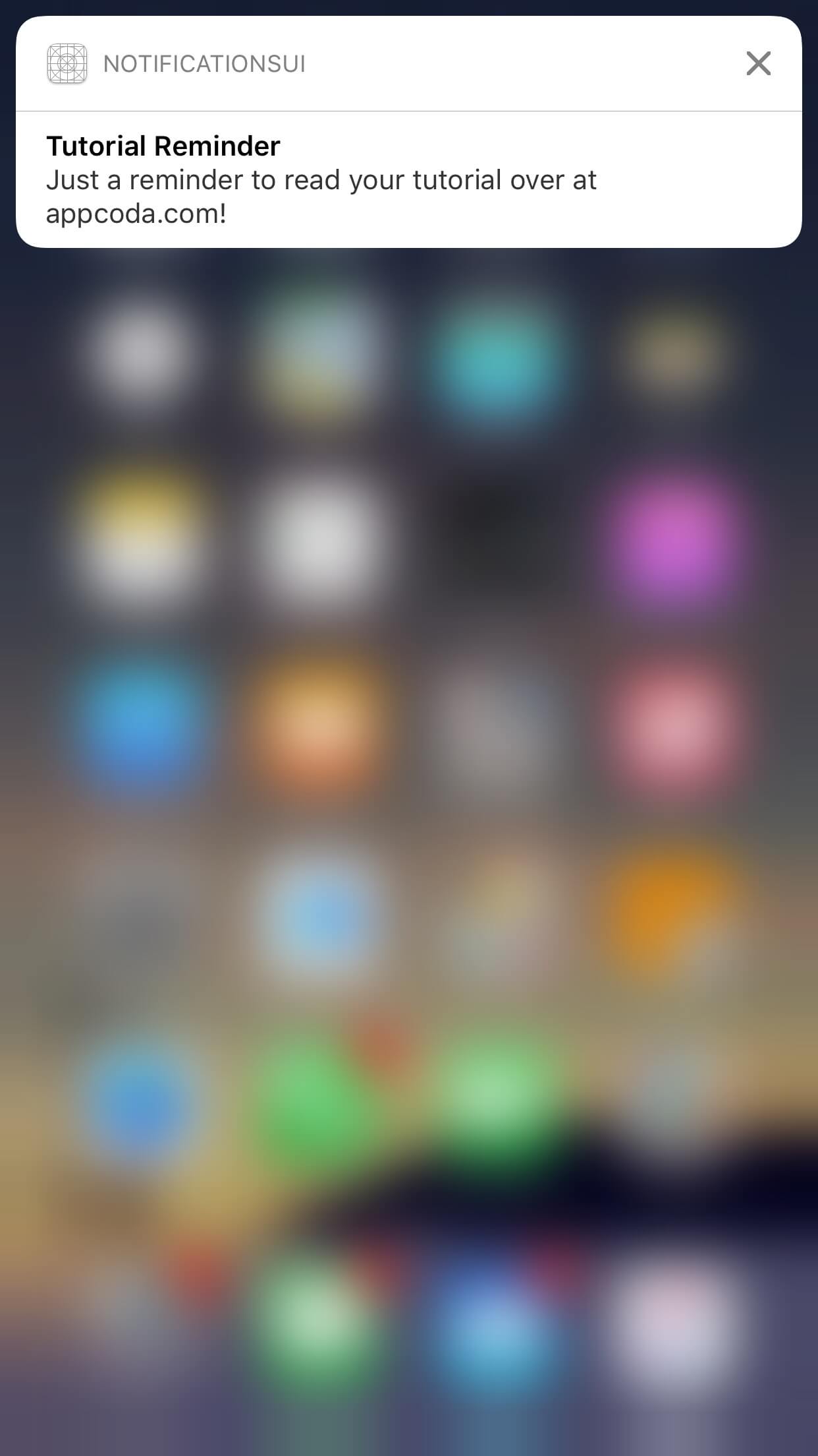 Introduction to User Notifications Framework in iOS 10