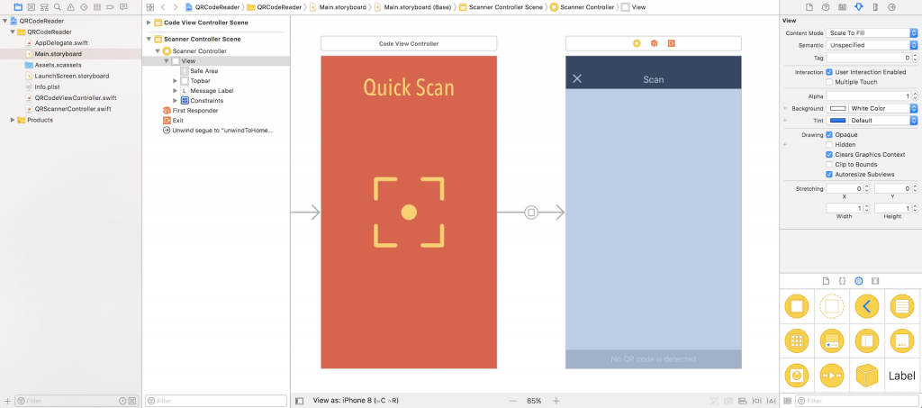 Building a Barcode and QR Code Reader in Swift 4 and Xcode 9