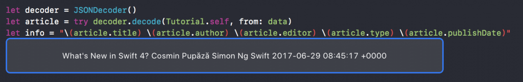 What's New in Swift 4 by Example