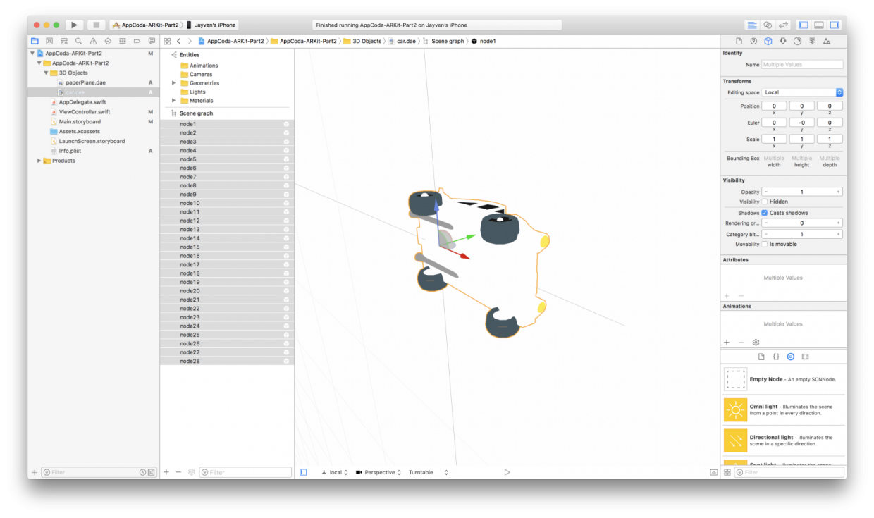 ARKit Tutorial: Understanding and Implementing 3D Objects