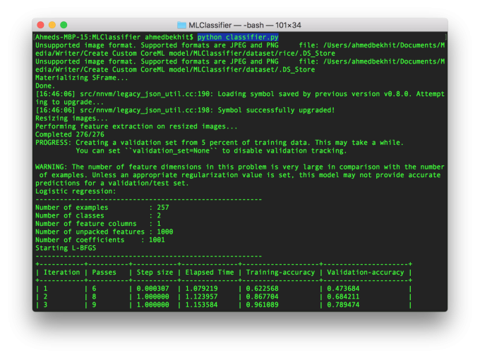 Creating a Custom Core ML Model Using Python and Turi Create