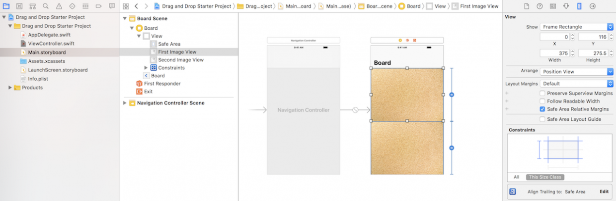 Working with Drag and Drop APIs in iOS