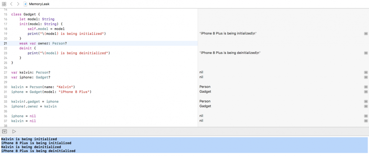 Memory Management in Swift: Understanding Strong, Weak and Unowned References