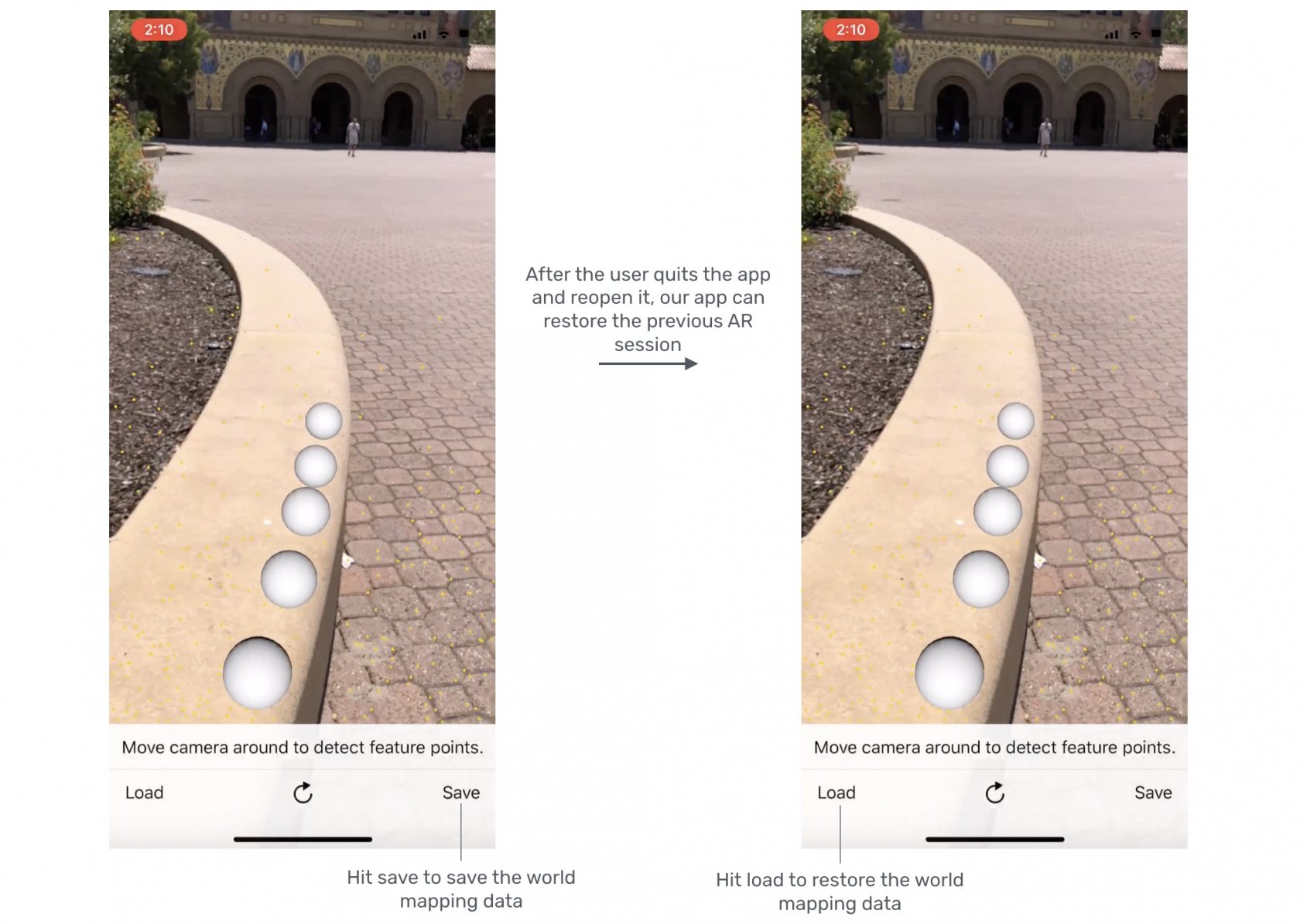 Arkit Tutorial Saving And Restoring World Mapping Data To Create A Persistence Ar Experience