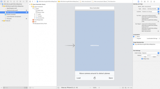 Arkit Tutorial Saving And Restoring World Mapping Data To Create A Persistence Ar Experience