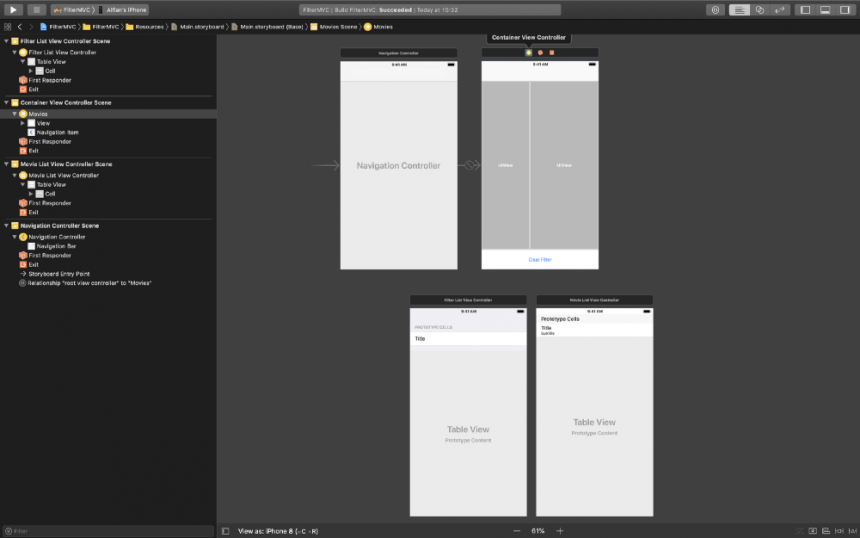 Avoiding Massive View Controller using Containment & Child View Controller