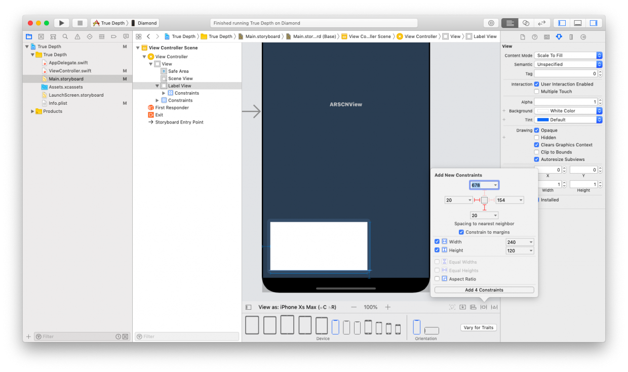 How to Detect and Track the User's Face Using ARKit