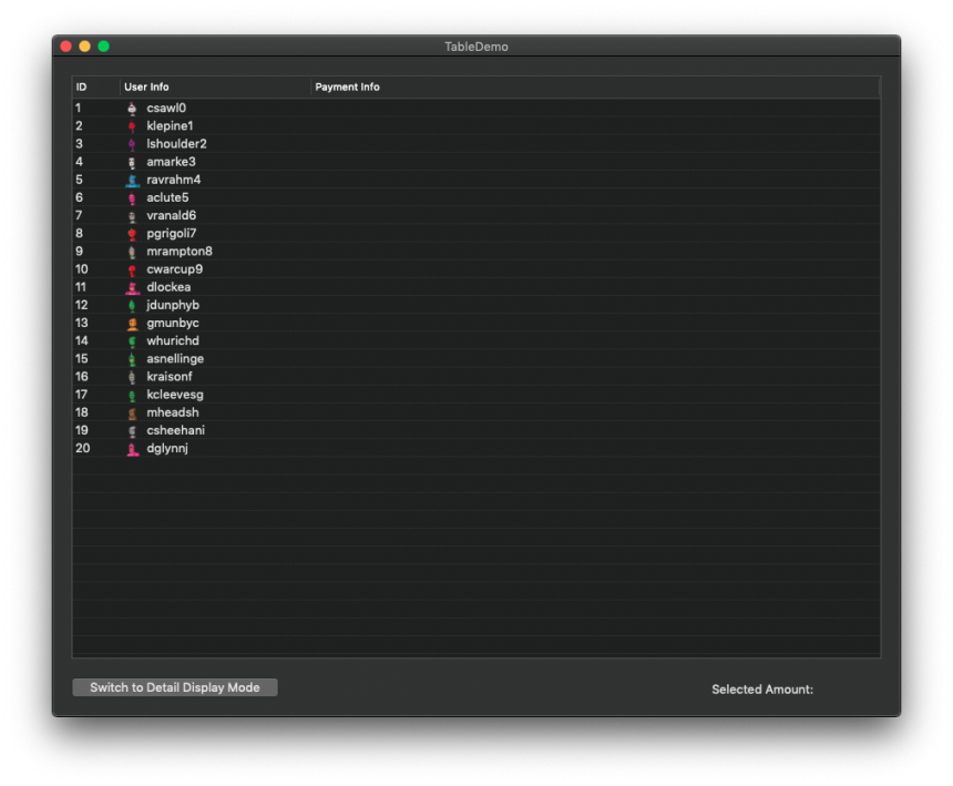 macOS Programming: Working with Table Views