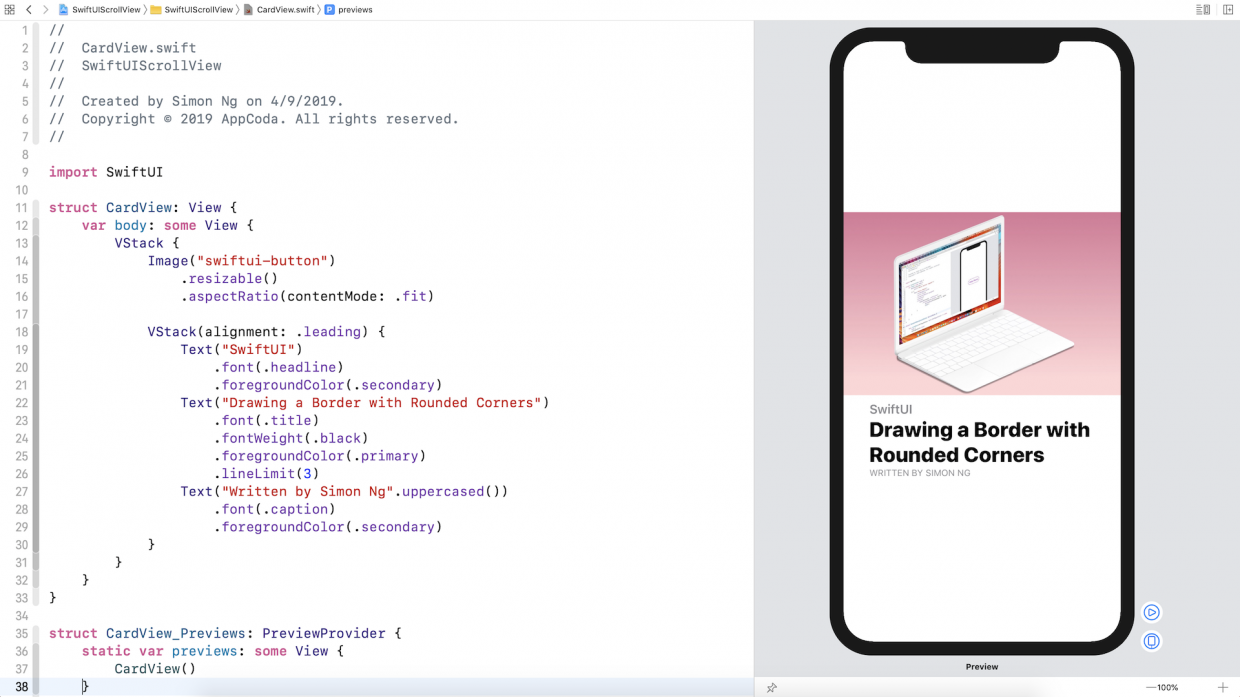 SwiftUI Tip: How to Create a Card View with Stacks