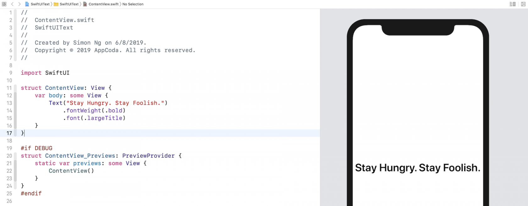 How to Create Perspective Text Using SwiftUI